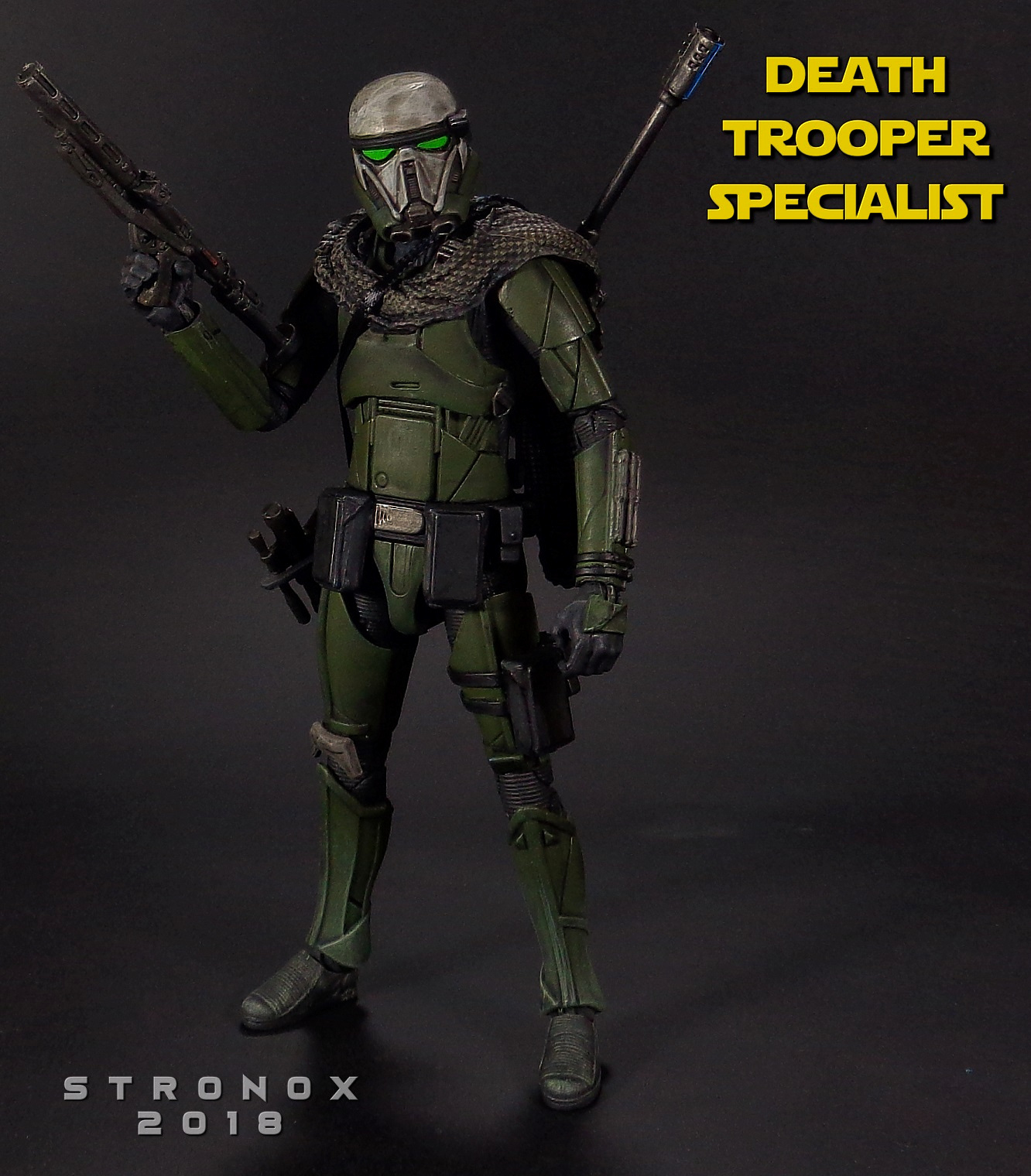 Stronox Custom Figures: Star Wars Black Series: Death Trooper Specialist