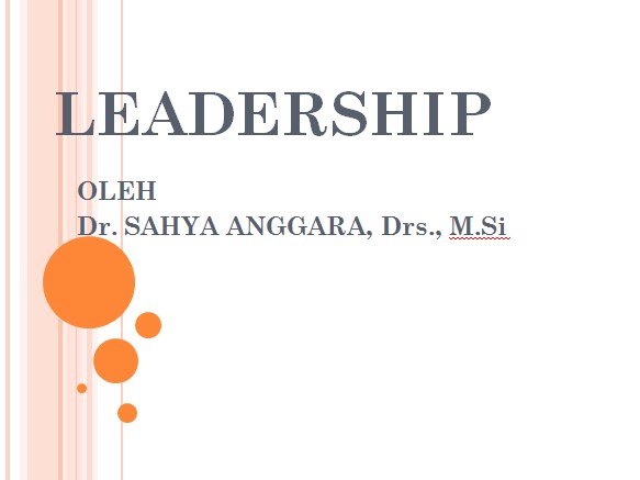 Download Materi Leadership.ppt - KARYAKU