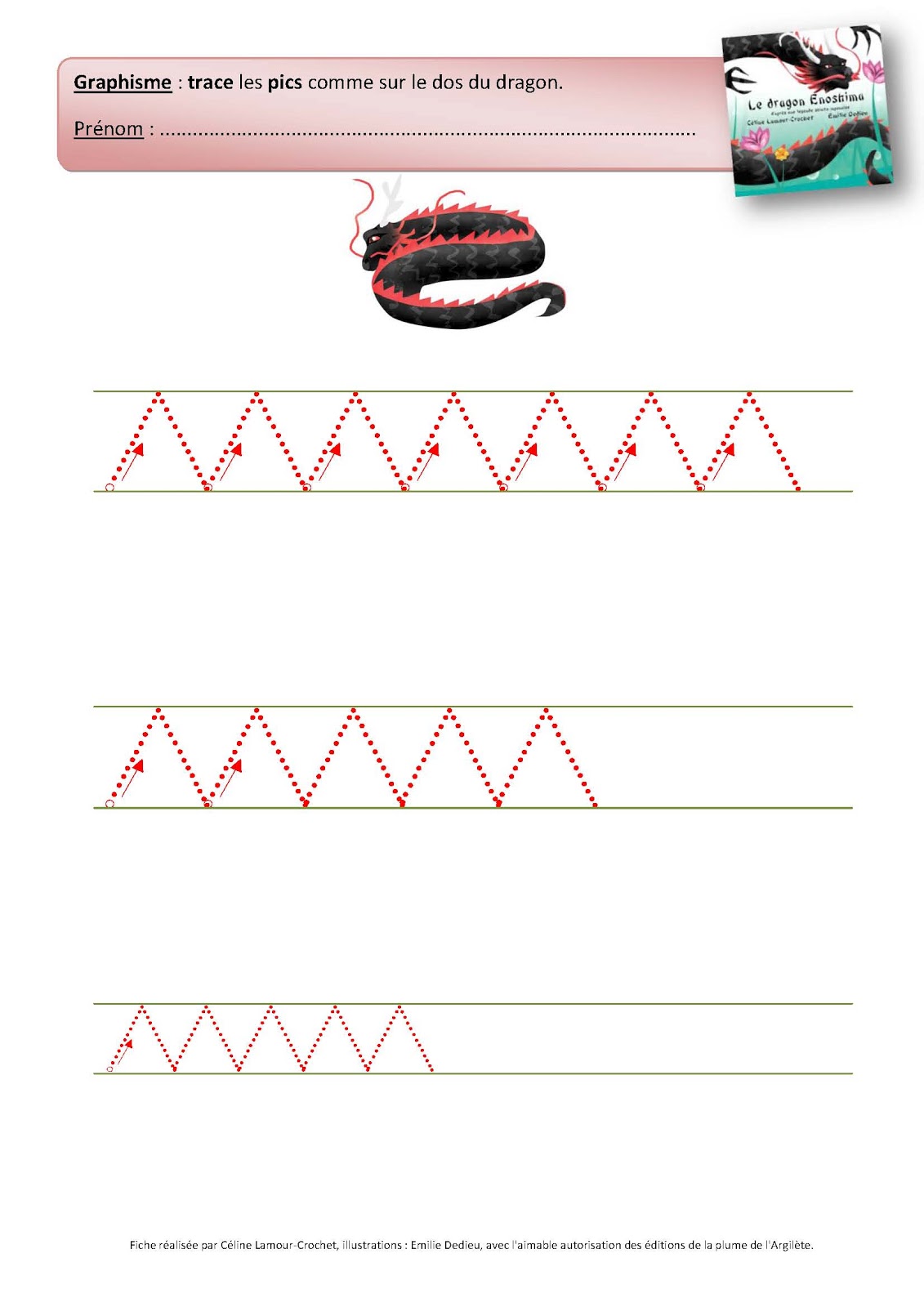 Graphisme Ecriture Graphisme Activité Moyenne Section