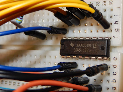 The Arduino Segment: 4511 BCD to 7 segment decoder - 7 Segment display
