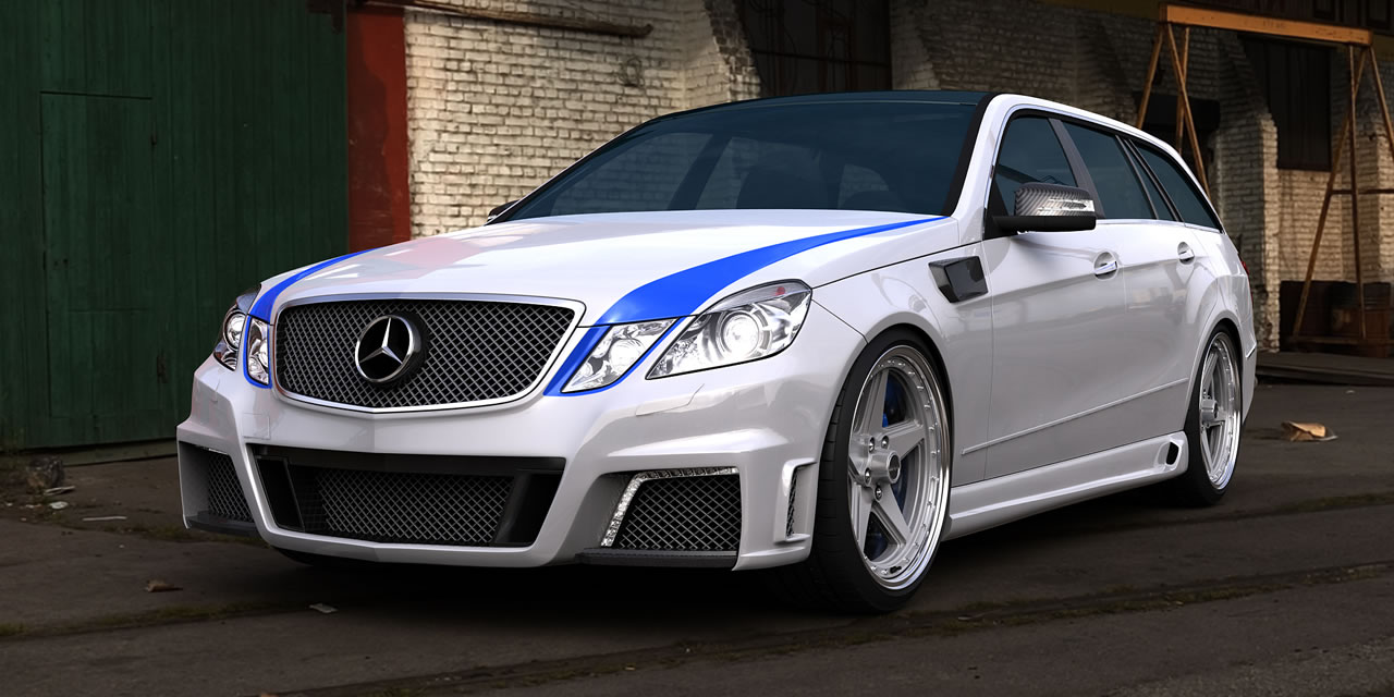 Mercedes-Benz E63 AMG WAGON Tuned by GWA Tuning W212 | BENZTUNING