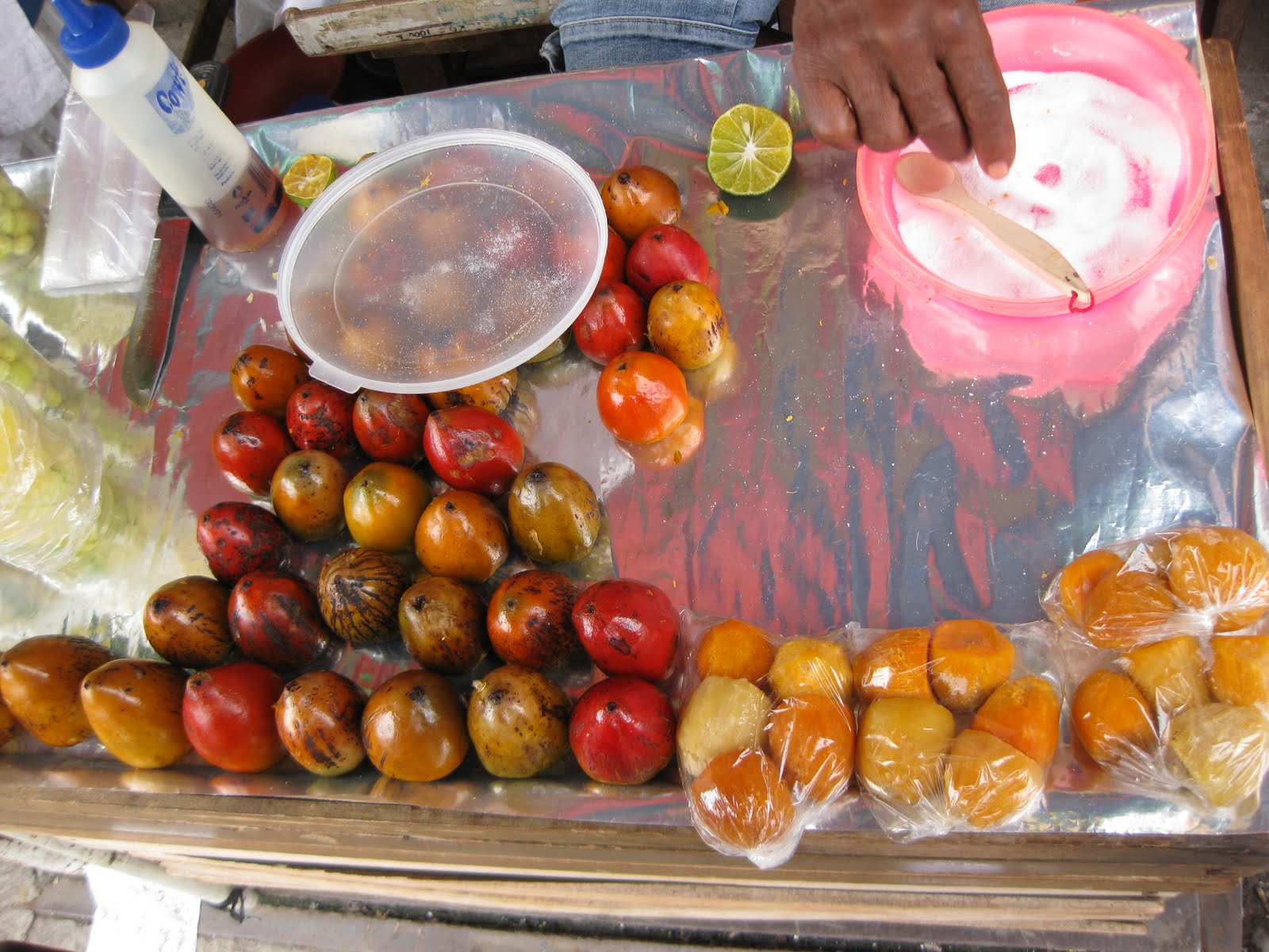 An Elegant Sufficiency...: Chontaduro & Champus: Cali Delicacies