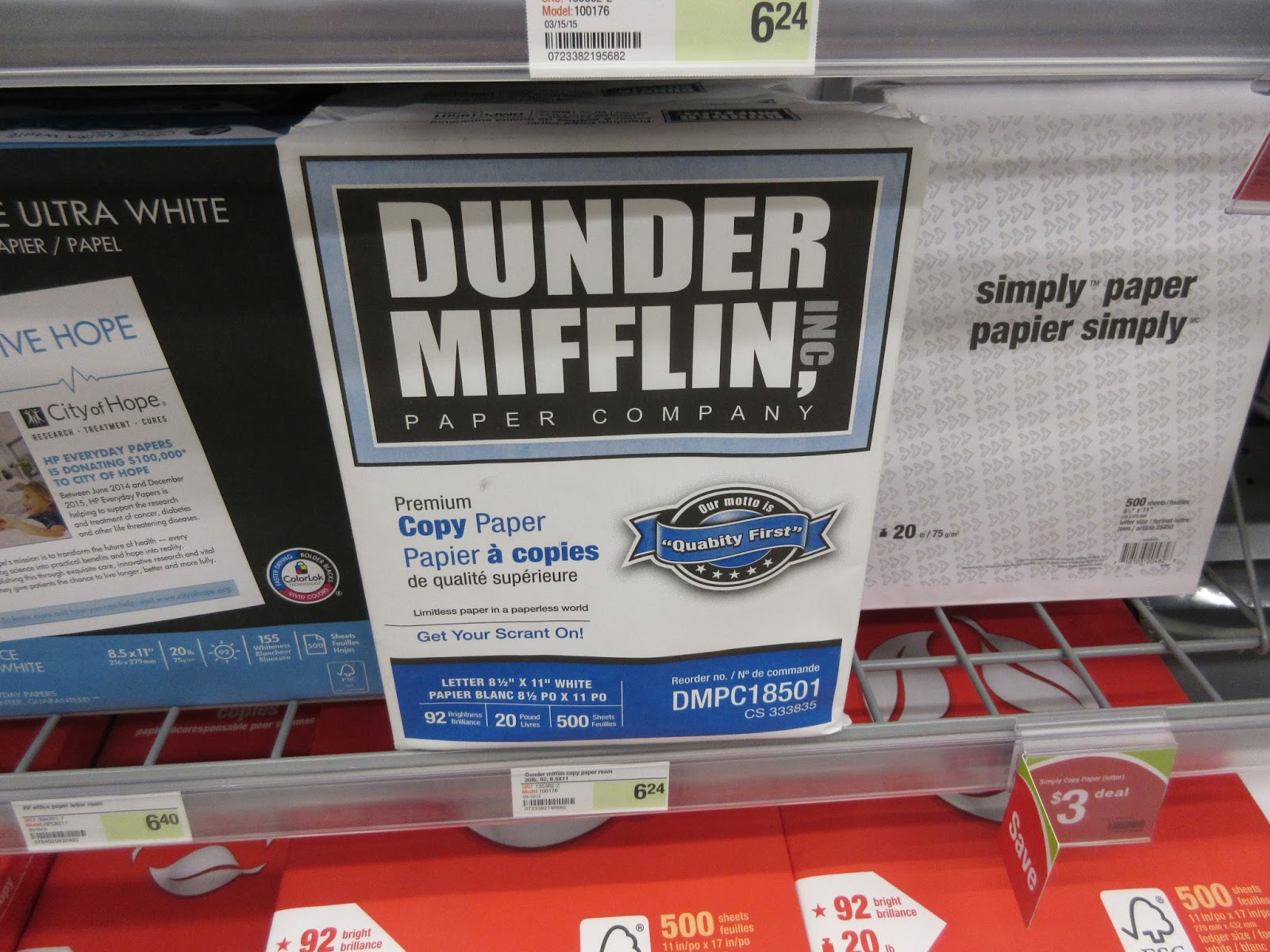 Marlene's Space: Dunder Mifflin Paper