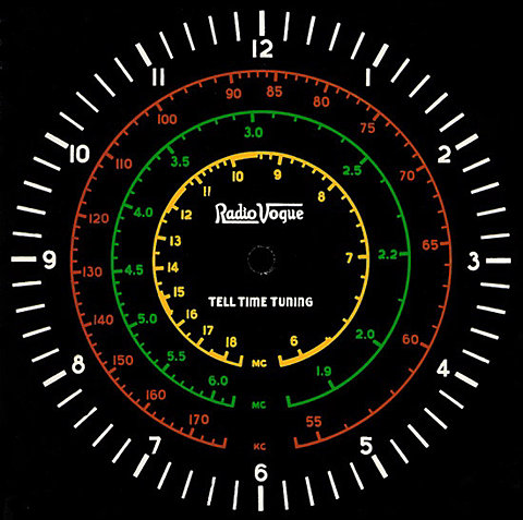 Ghosts Of The Great Highway: 10 Fine Examples. Vintage Radio Dials.