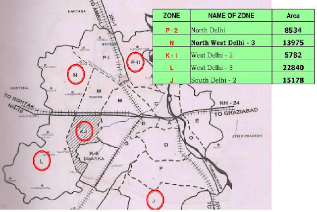 NEW ZONES DELHI