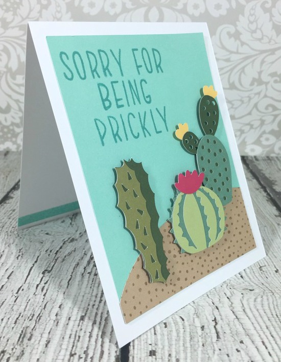 Courtney Lane Designs: Flower Market Prickly Card