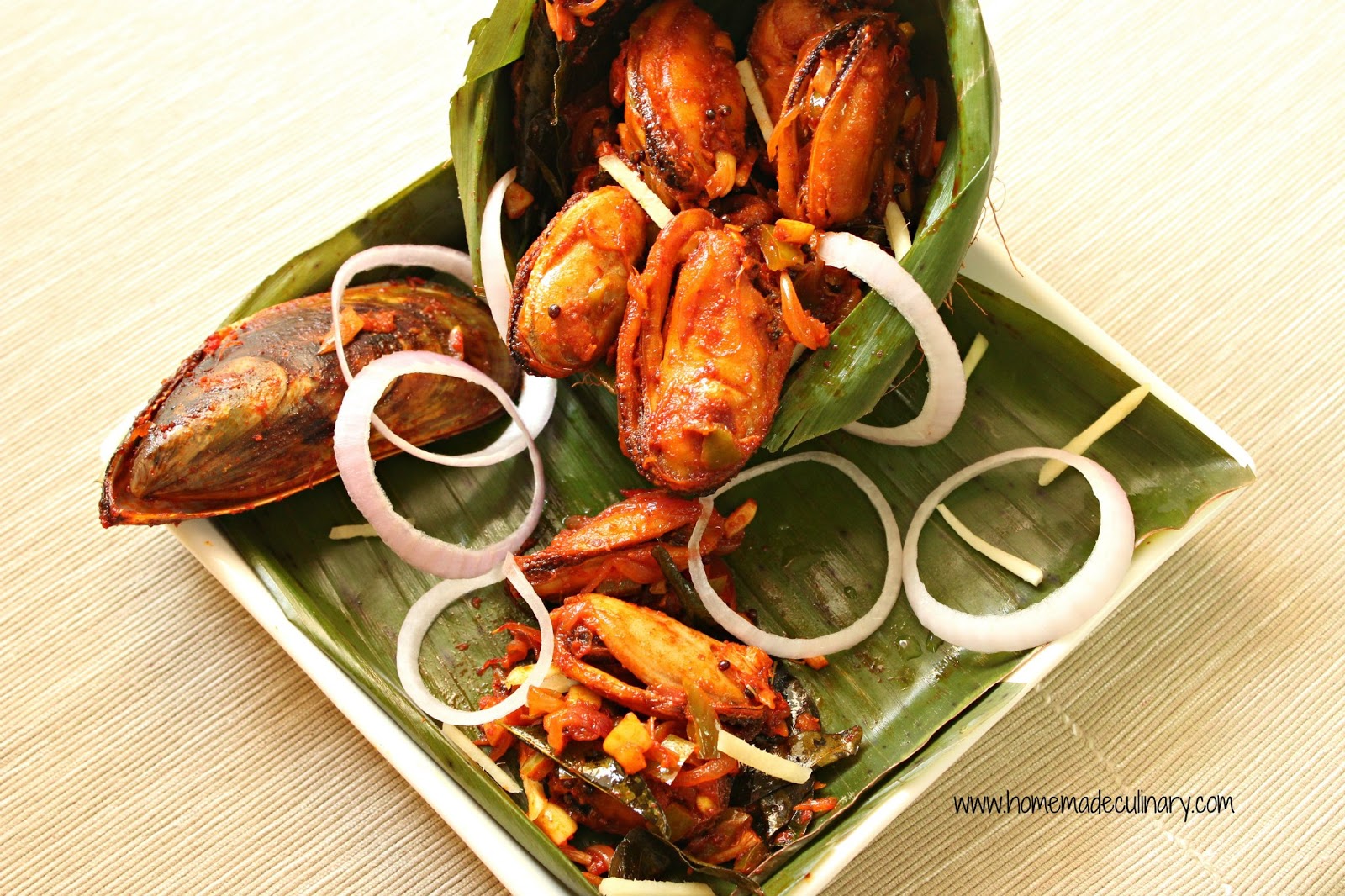 Homemade Culinary: MUSSELS MASALA FRY