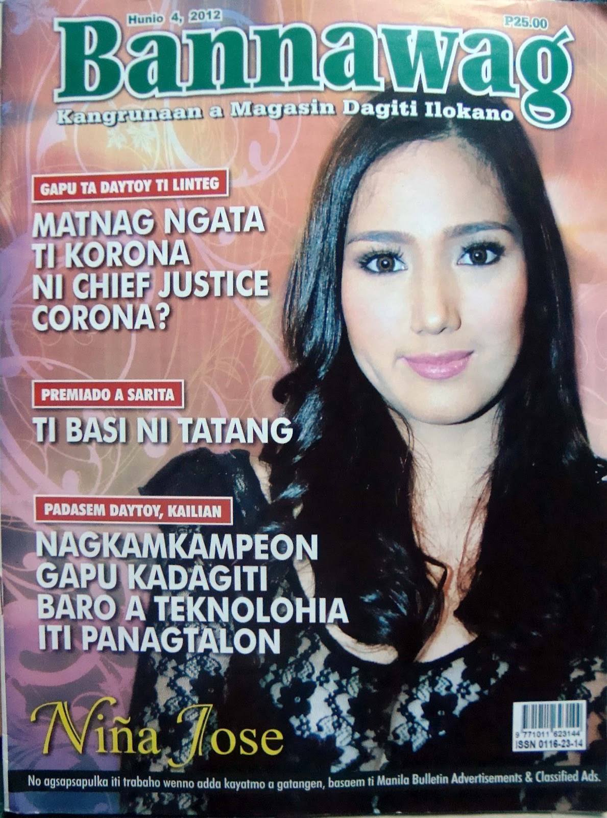 Living with Nature - School on Blog by Dr. Abercio V. Rotor: Bannawag ...