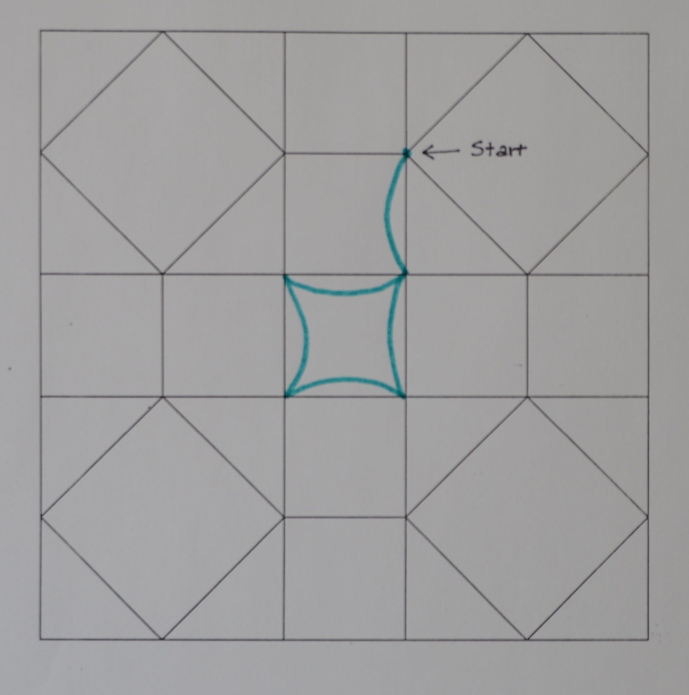 Hyacinth Quilt Designs: Continuous Curve Quilting