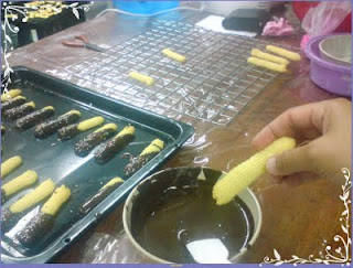 Siti Zaimah @ MiLaH: BISKUT JEJARI COKLAT