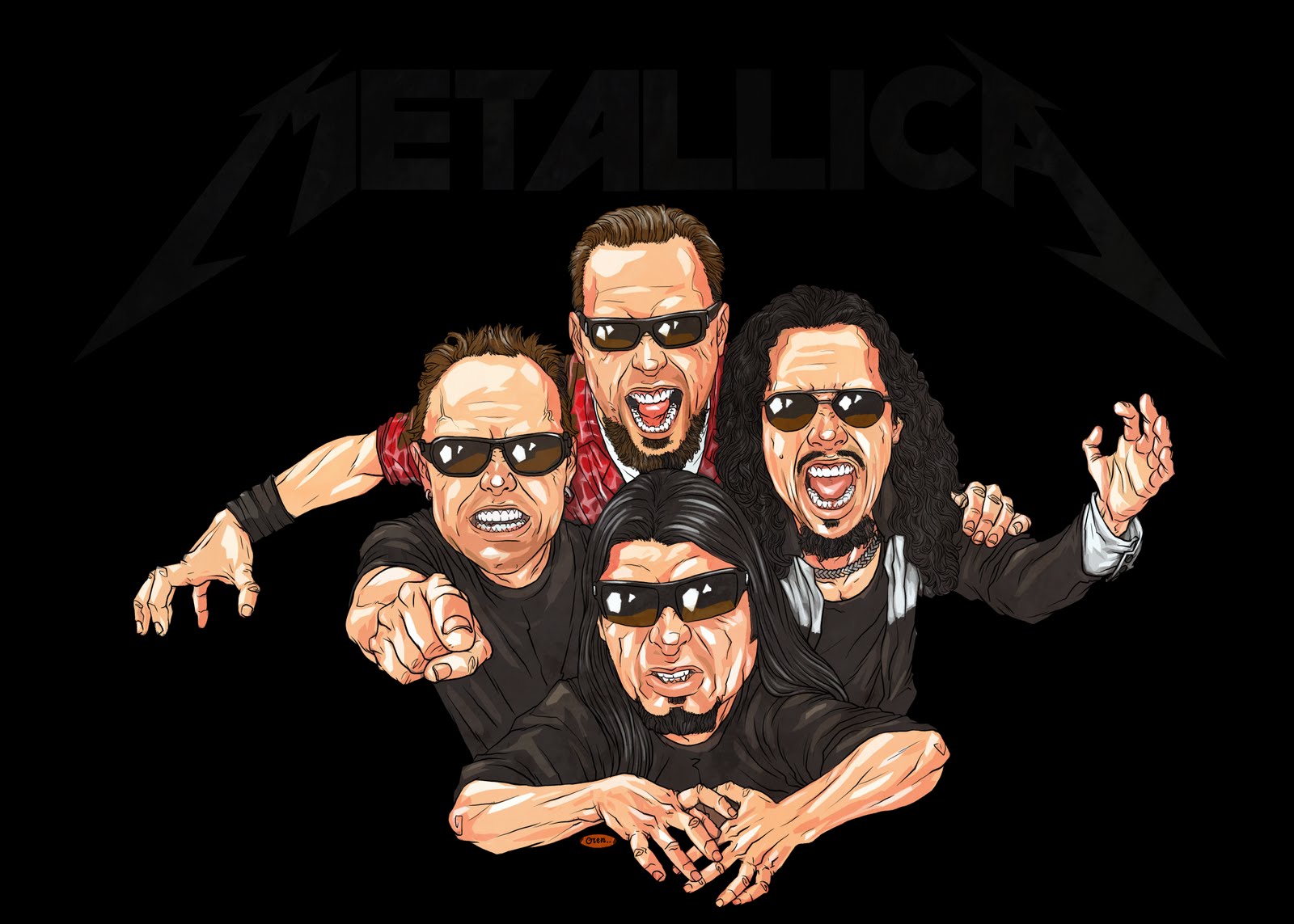 the aRt of oRen: METALLICA (COLORED)