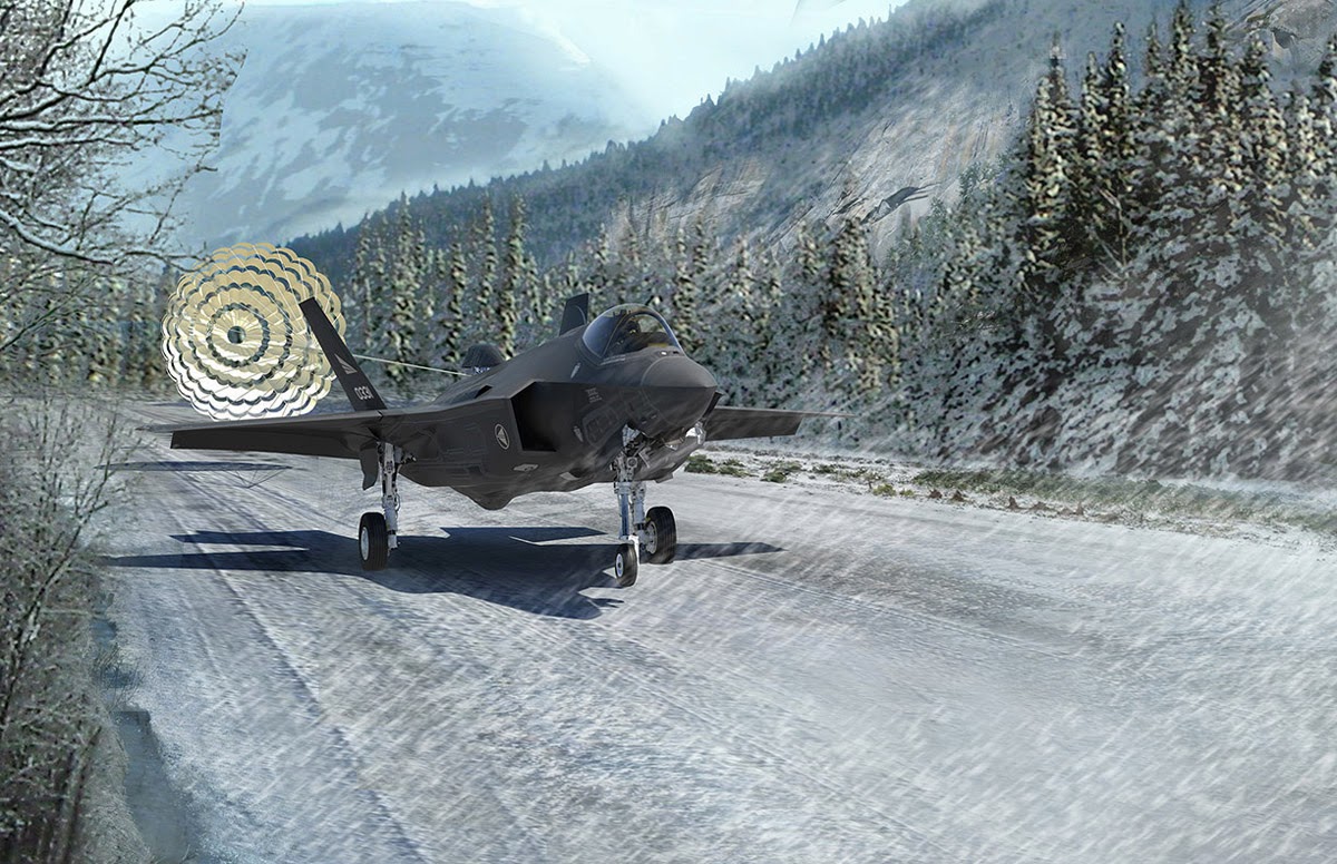 NORWEGIAN F-35 SUCCESSFULLY COMPLETES DRAG CHUTE TEST - Blog Before ...