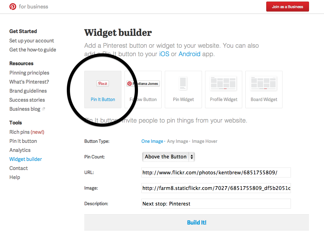 Sew Many Ways...: How to Add a Pinterest Image Hover "Pin It" Button