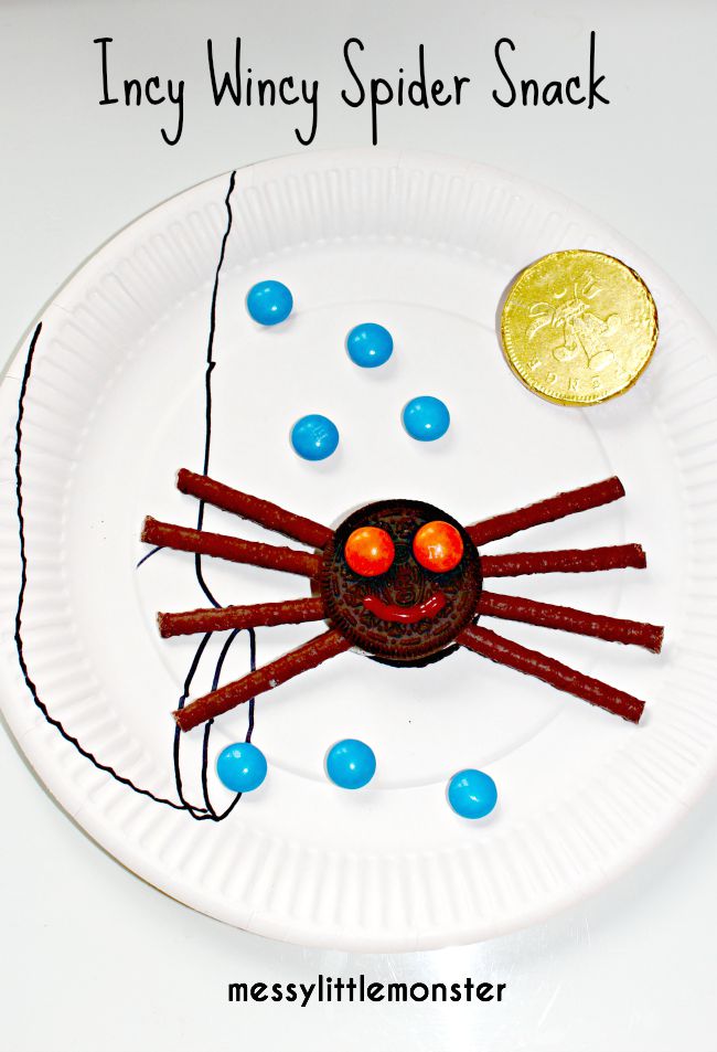 Incy Wincy Spider Snack - Messy Little Monster