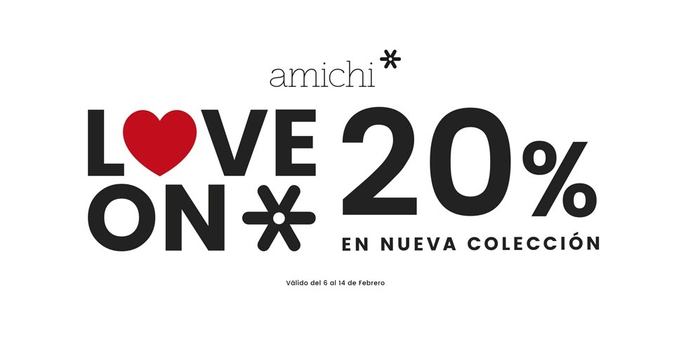 me gusta ahorrar: 20% dto en la nueva colección de AMICHI
