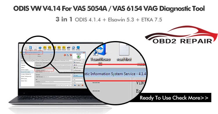 VAS 5054A Interface ODIS VW ODIS Software 4.1.4 Software Released ...