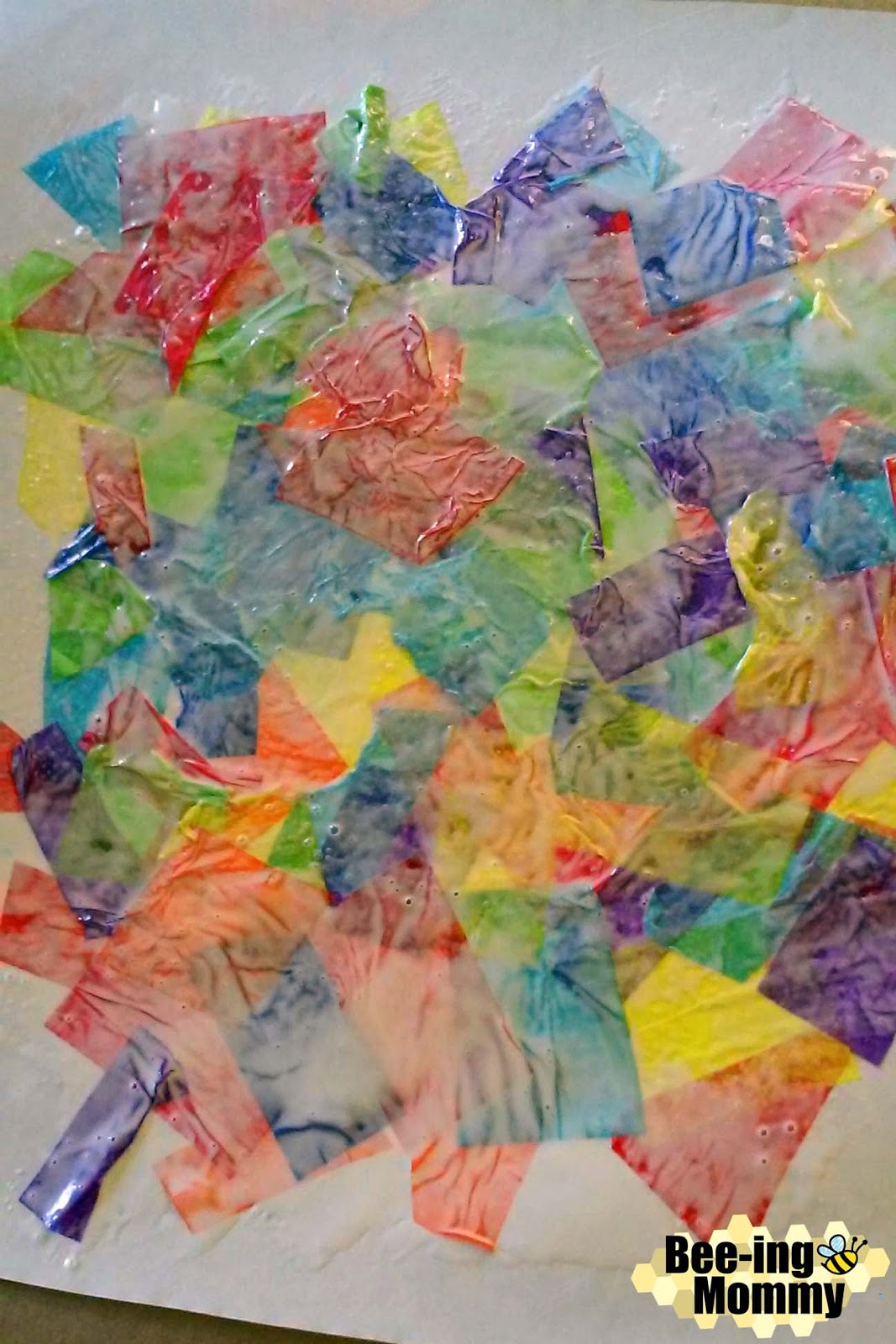 Tissue Paper Sun Catcher