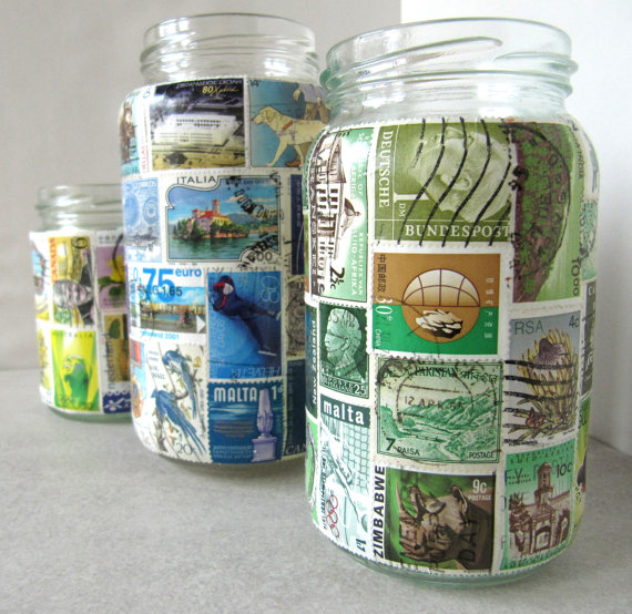 pushing the envelopes: bonus post - stamp lamp