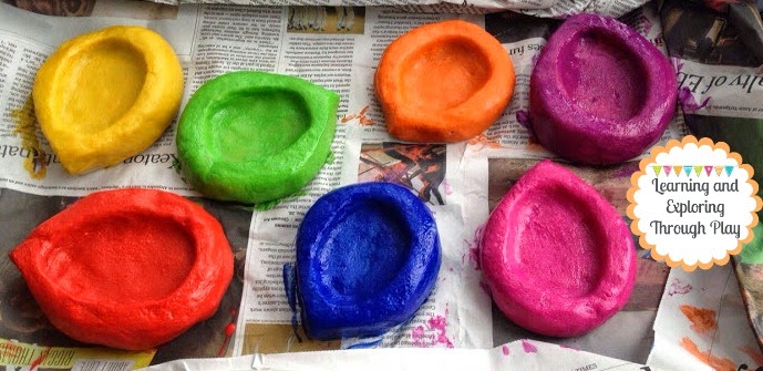 Learning and Exploring Through Play: Salt Dough Diva Lamps