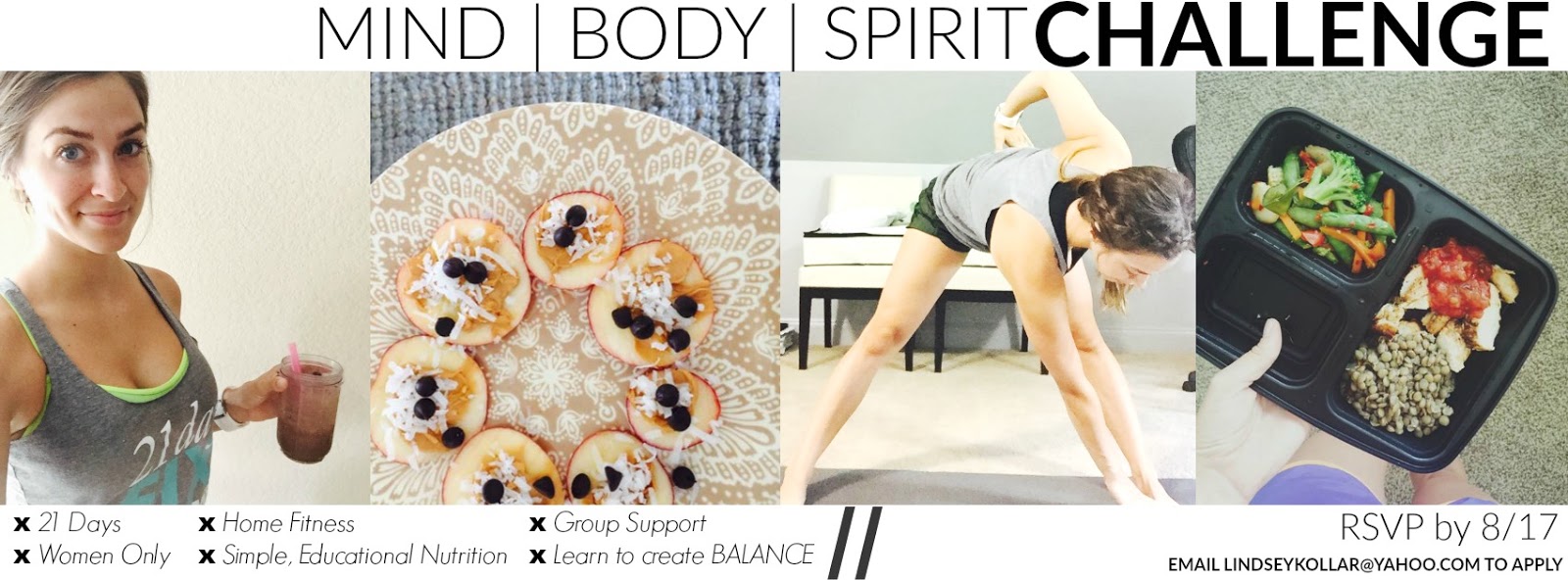 Mind Body Spirit CHALLENGE | Lindsey Ghoens