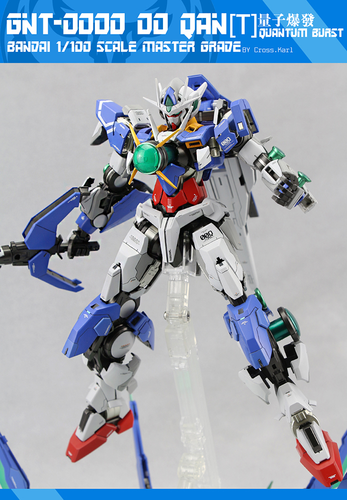 GUNDAM GUY: 1/100 00 Qan[T] Quantum Burst - Custom Build