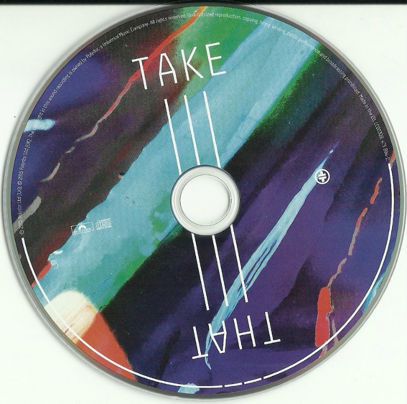 Encarte: Take That - III (2015 Edition) - Encartes Pop