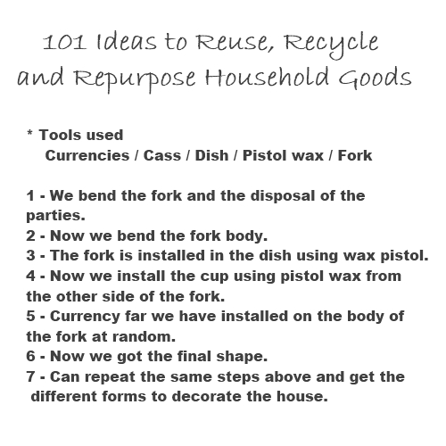 homemade handmade : 101 Ideas to Reuse, Recycle and Repurpose Household ...