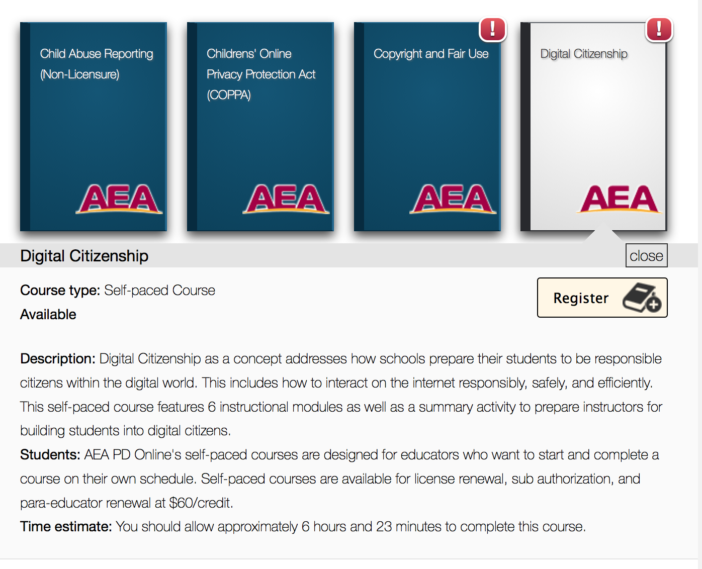 AEA Learning Online: Self-Paced Courses are here!