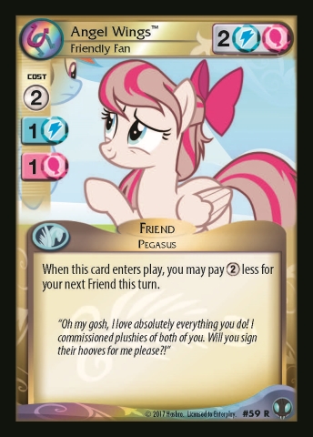 MLP Angel Wings, Friendly Fan CCG Cards | MLP Merch