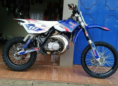 Gambar Modifikasi Bodi Bebek Modif Motor Trail Cross Dan Gestrek Pakai ...