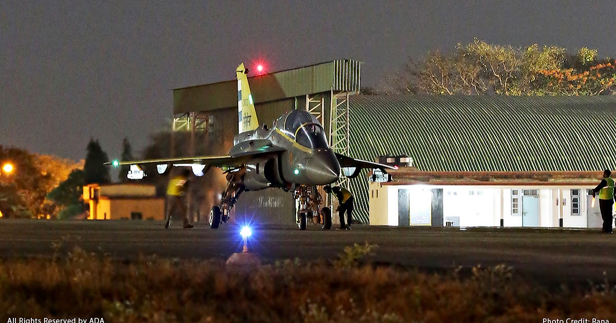 SNAFU!: India's LCA (Navy) Fighter during night ops.