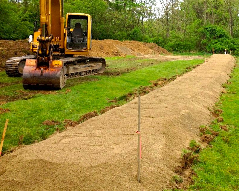 Expert Septic - No Sand Mound: Eljen GSF shallow soils system