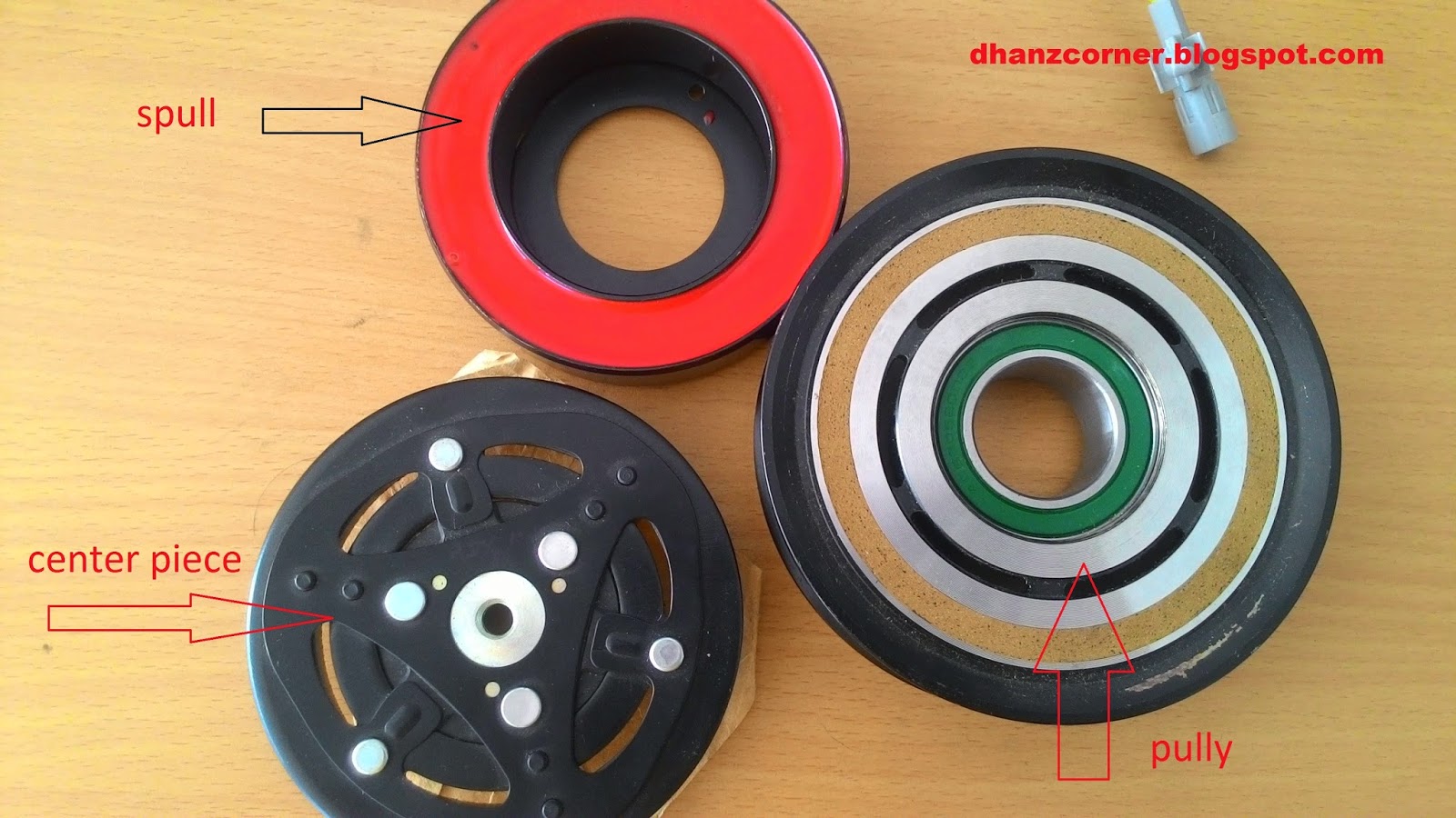 Magnet Clutch Komponen Sistem Kelistrikan Pada Kompresor AC Mobil ...