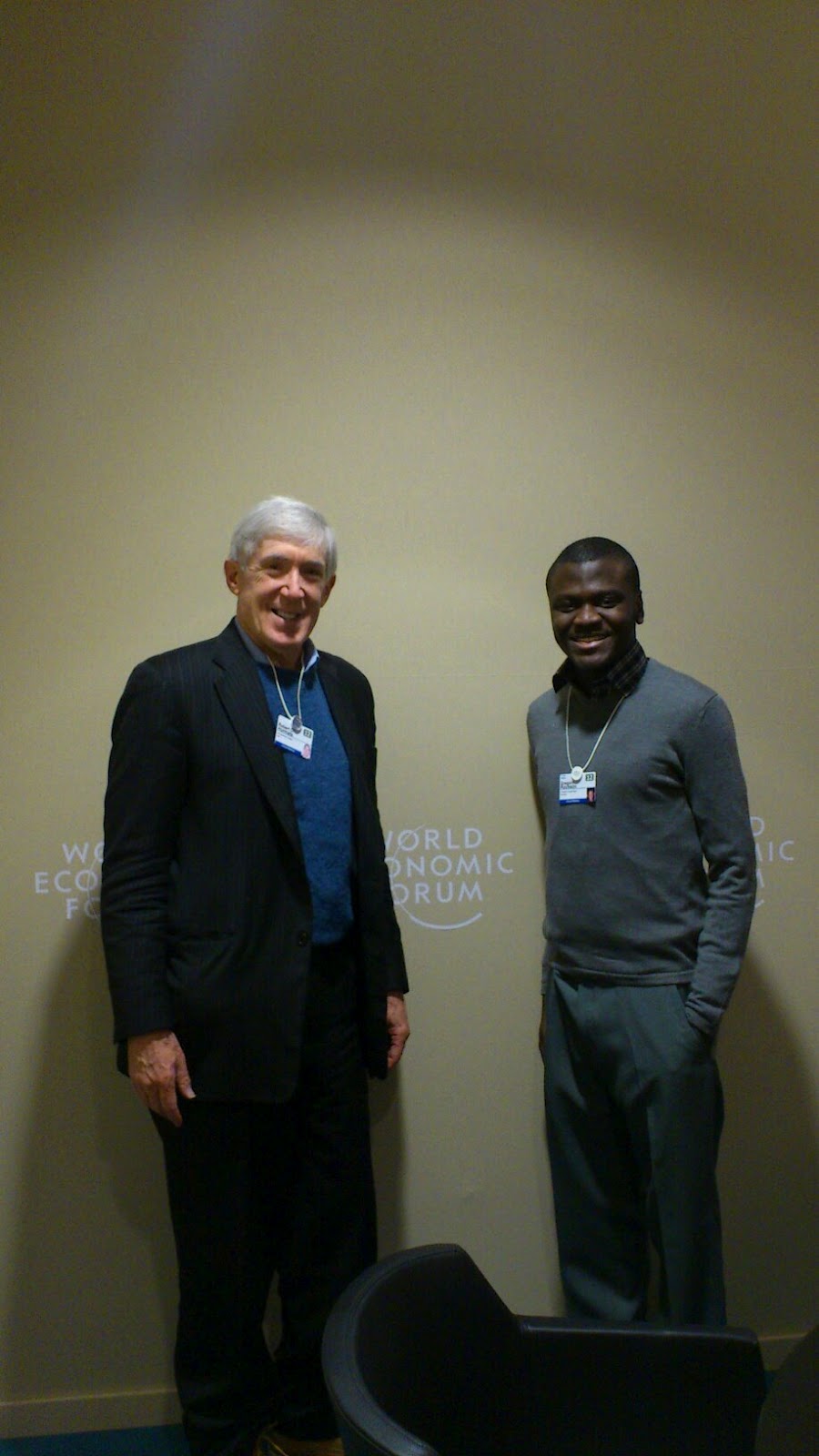 Gregory Rockson meeting important people