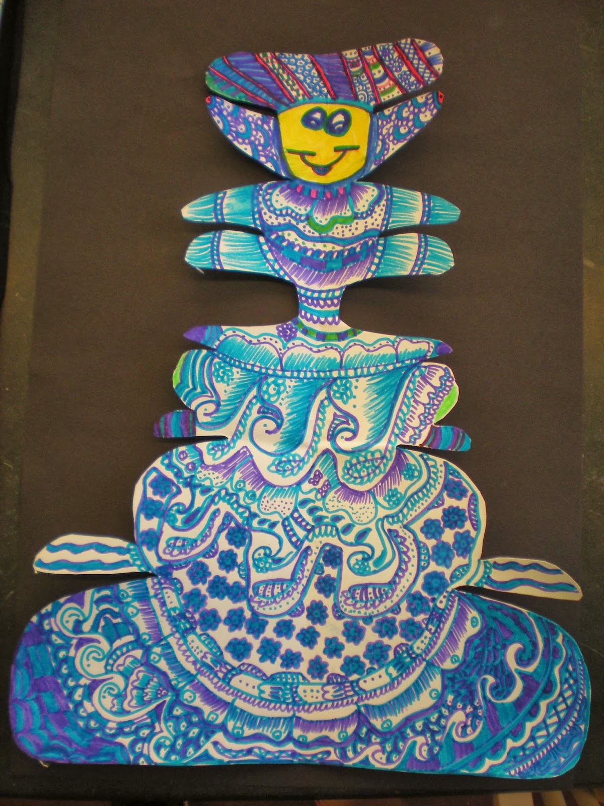 3rd and 4th Grade Symmetrical Name Aliens