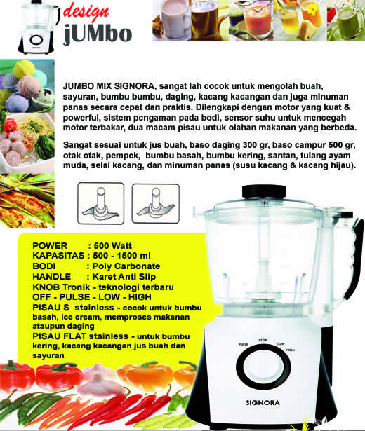 New Products Signora: Super Blender