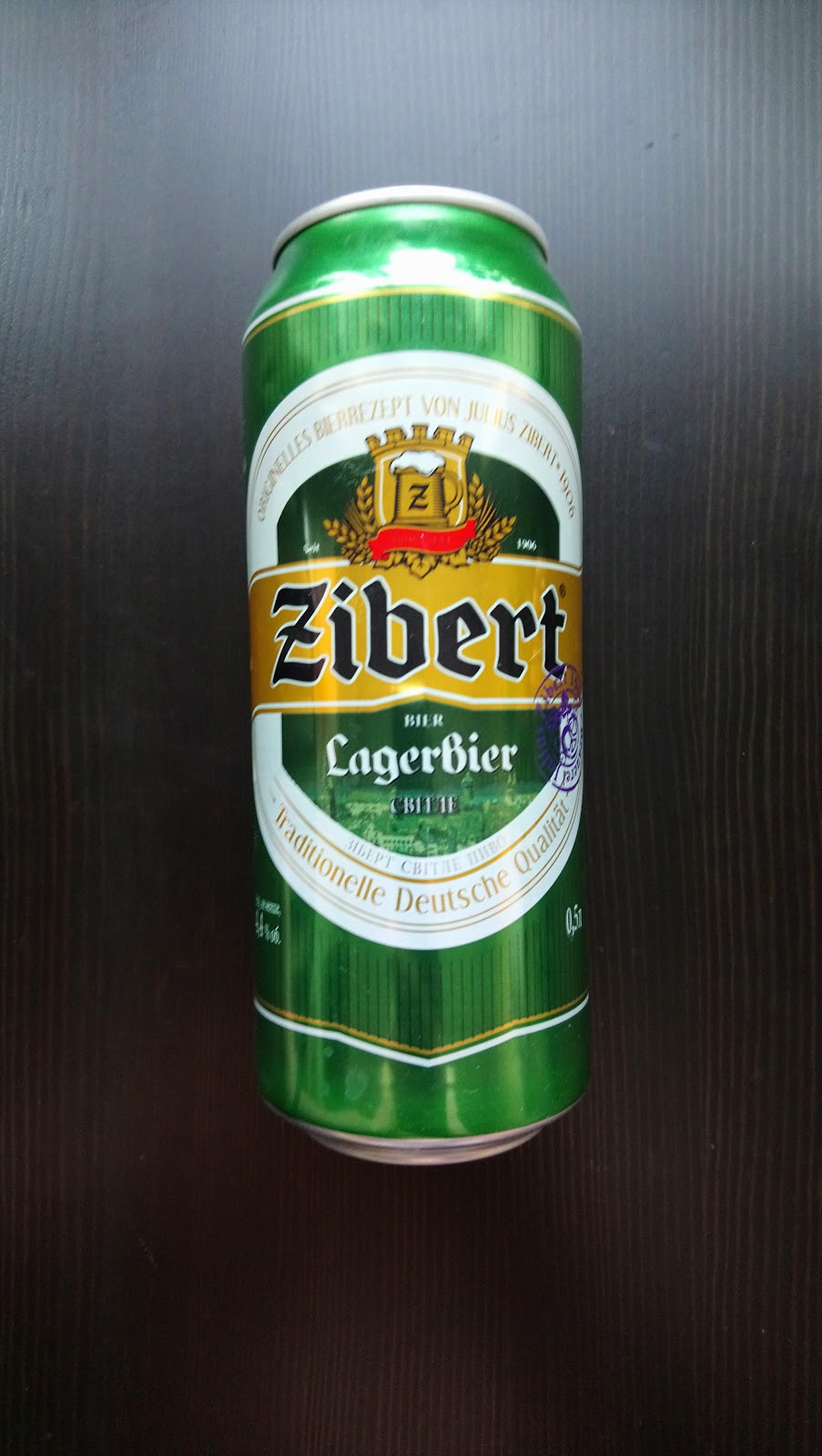 Collection of beer cans: Zibert - Lagerbier