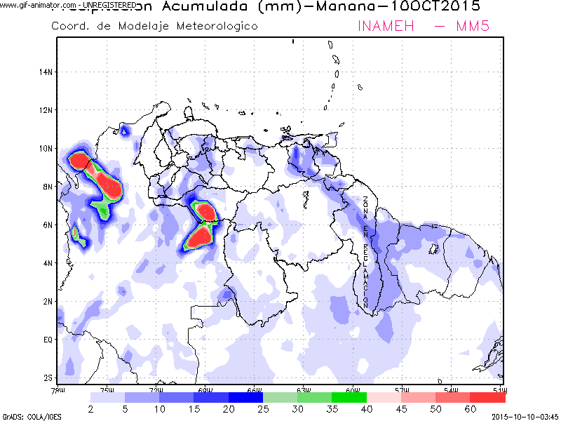 El tiempo meteorológico en Venezuela: Previsión meteorológica para ...