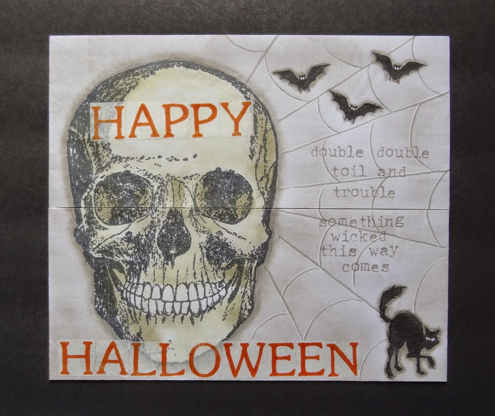 Annie’s Musings: Skeleton Mail Art and Tutorial