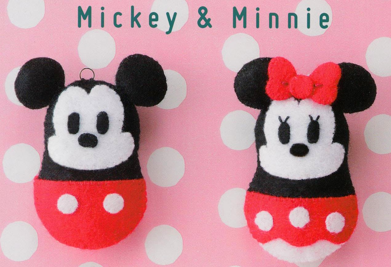 Free Japanese Craft Patterns: Mickey And Minnie Mouse Free Japanese ...