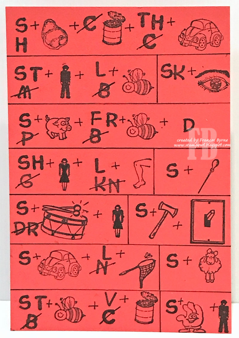 StampOwl's Studio: Rebus - Names Starting With "S"