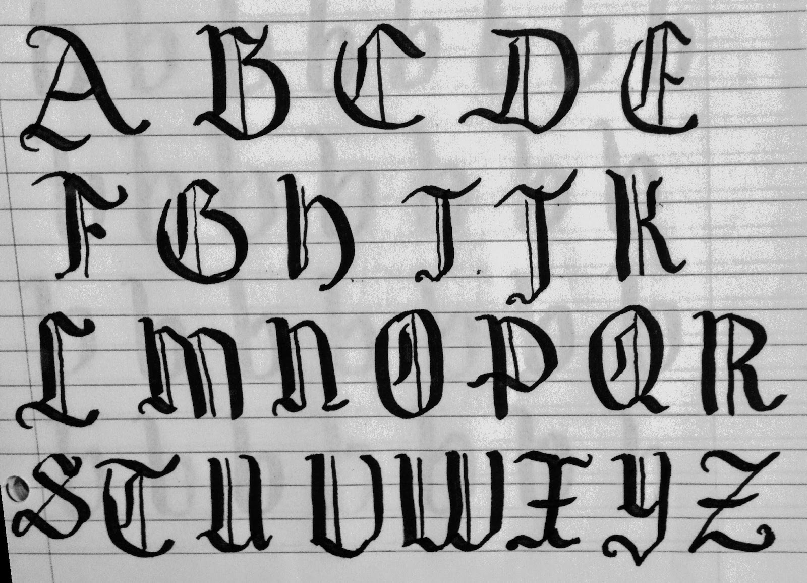 Alexis Cotto Rosario: Abecedario romano