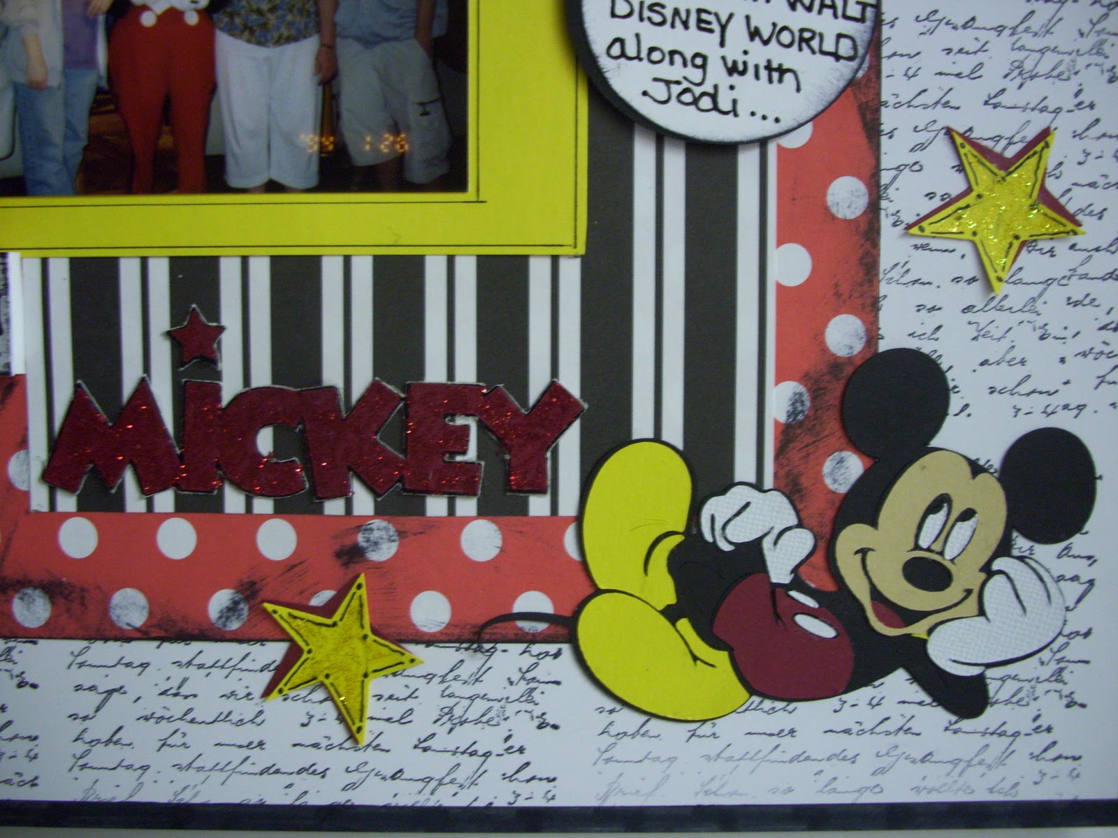 Debbie's Scrappin Corner: Visiting Mickey Mouse
