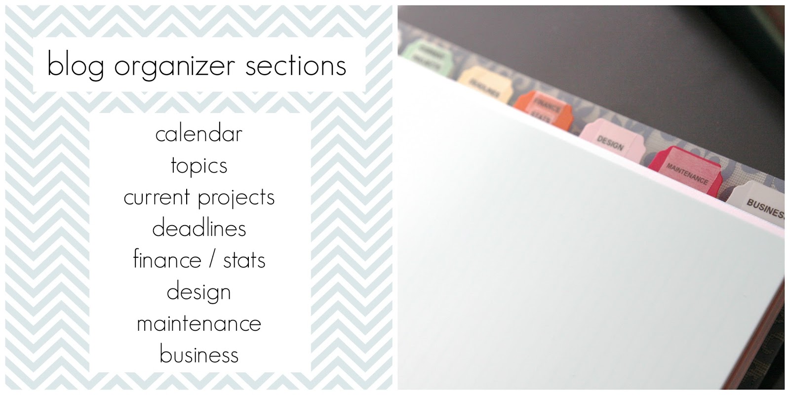 Simple Blog Organizer/Notebook - with Martha Stewart - Simply Organized
