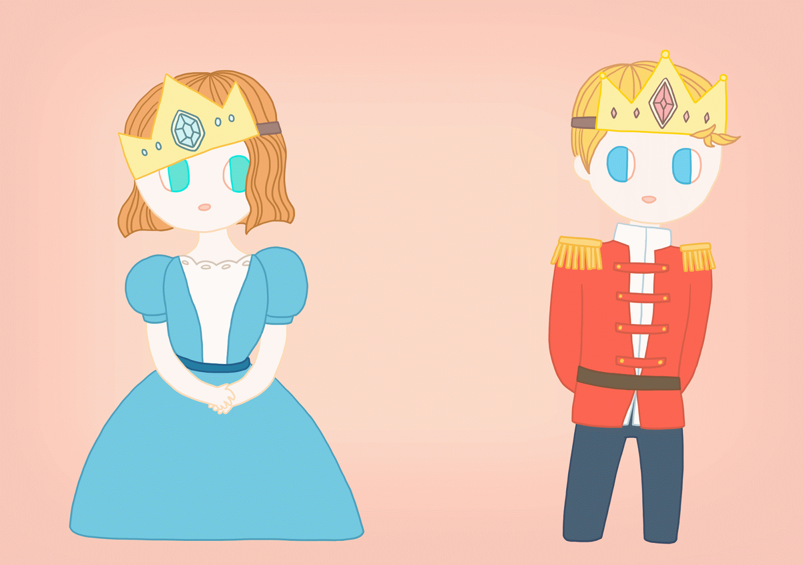 Daily Doodle Log: Princess & Prince