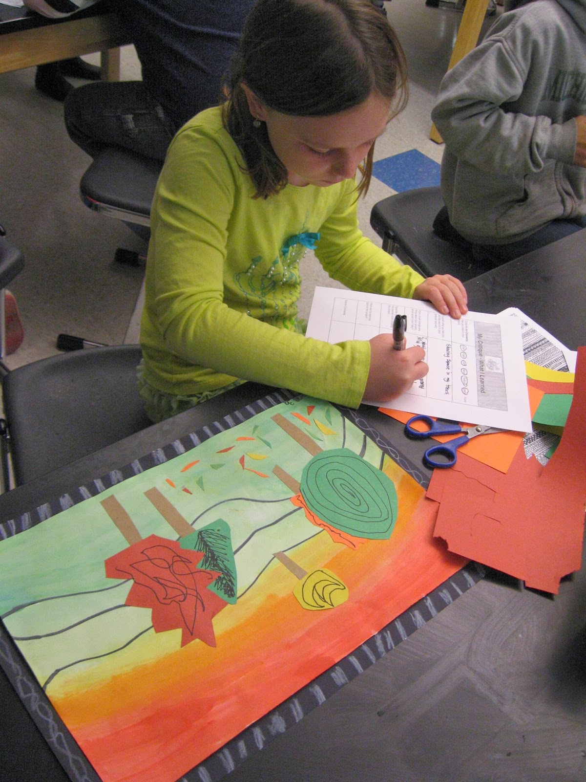 Jamestown Elementary Art Blog: 3rd Grade Fall Landscapes