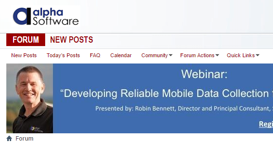 Alpha Software webinar to feature Start Software