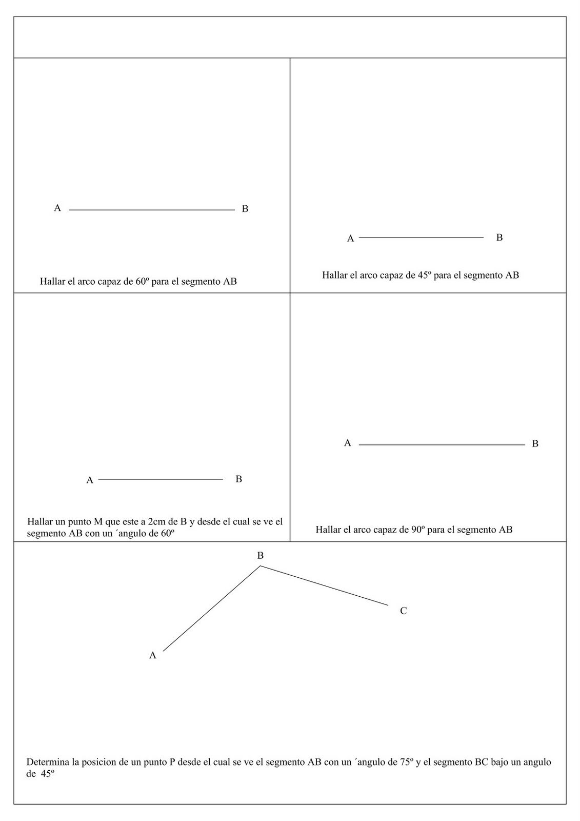 DIBUJO TÉCNICO 1º BACHILLERATO: APUNTES 2. Arco capaz. apuntes ...