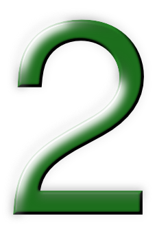 Cliparts and Images: Clipart image for number digit 2