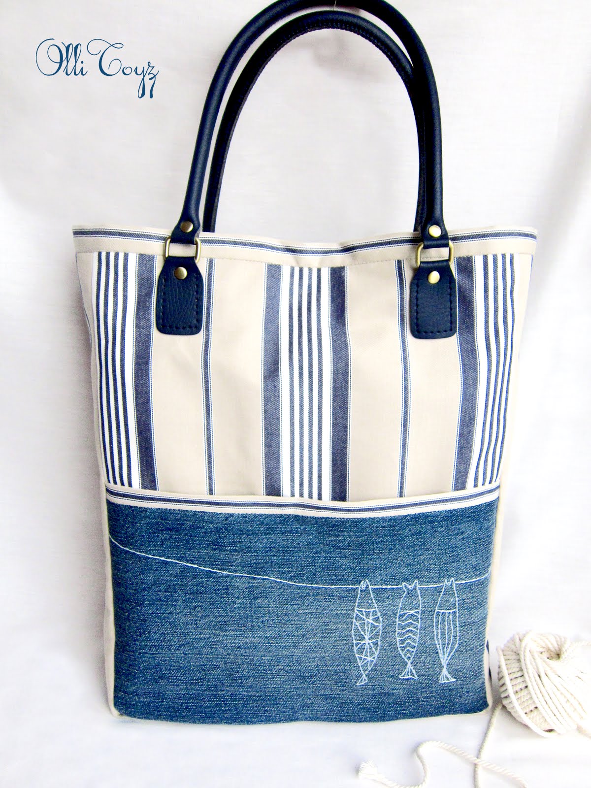 Simple bag with handles. Sew Tutorial ~ Free-Tutorial.net